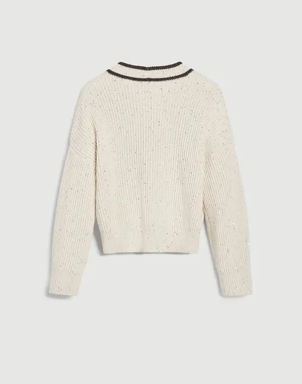 Brunello Cucinelli Cotton Diamond Yarn Rib-knit Cardigan