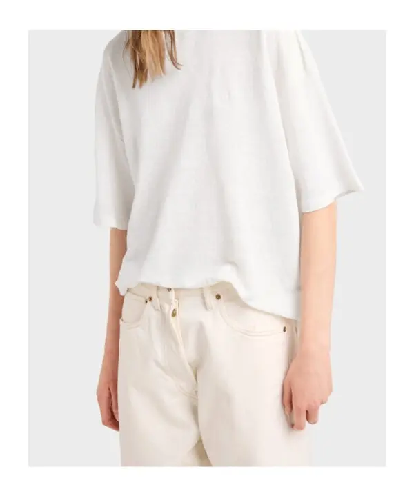 Prada Short-sleeved Linen T-shirt
