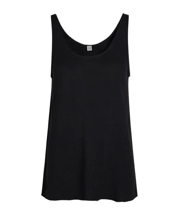 TOTEME Woven Tank - Black
