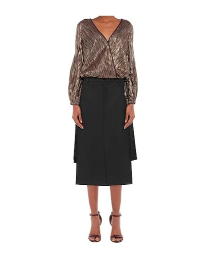 Balenciaga Asymmetric Midi Skirt