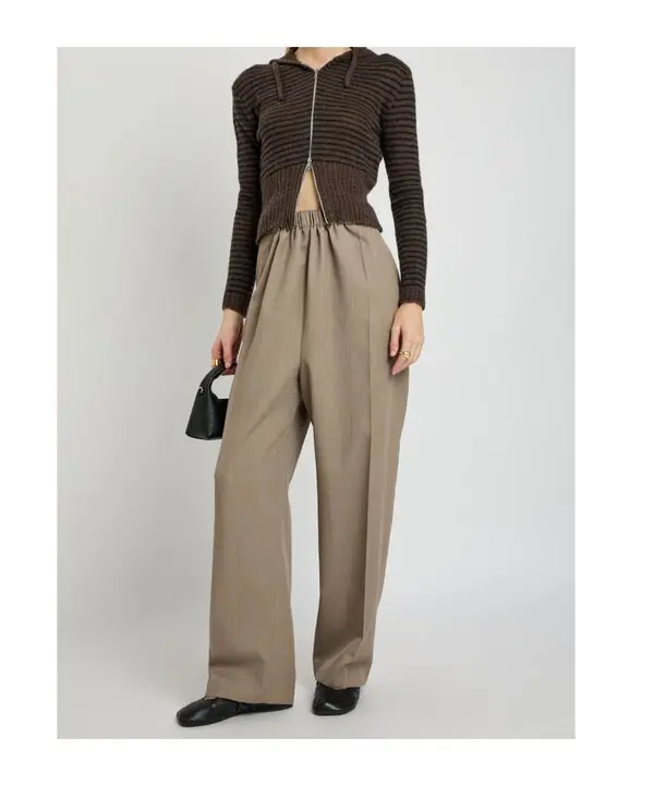 Our Legacy Compact Striped Brushed Alpaca-blend Jumper