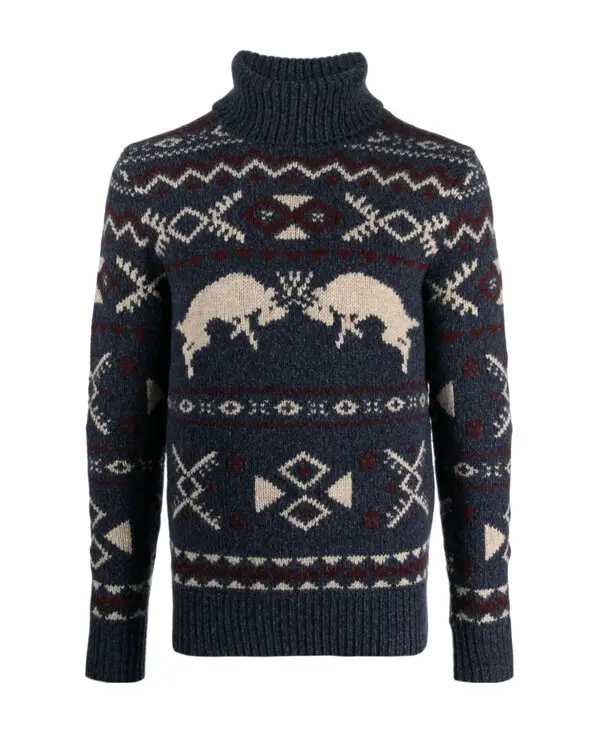 Polo Ralph Lauren Fair Isle Knit Wool Jumper