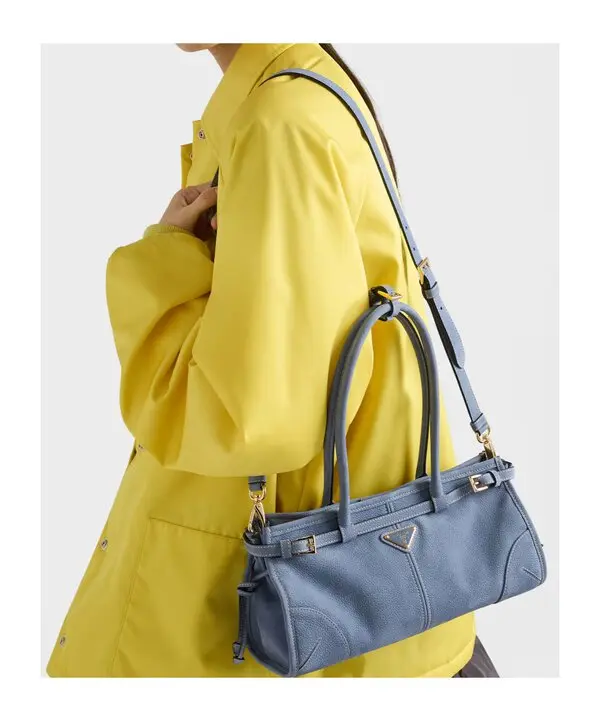 Prada Bonnie Medium Nubuck Leather Handbag