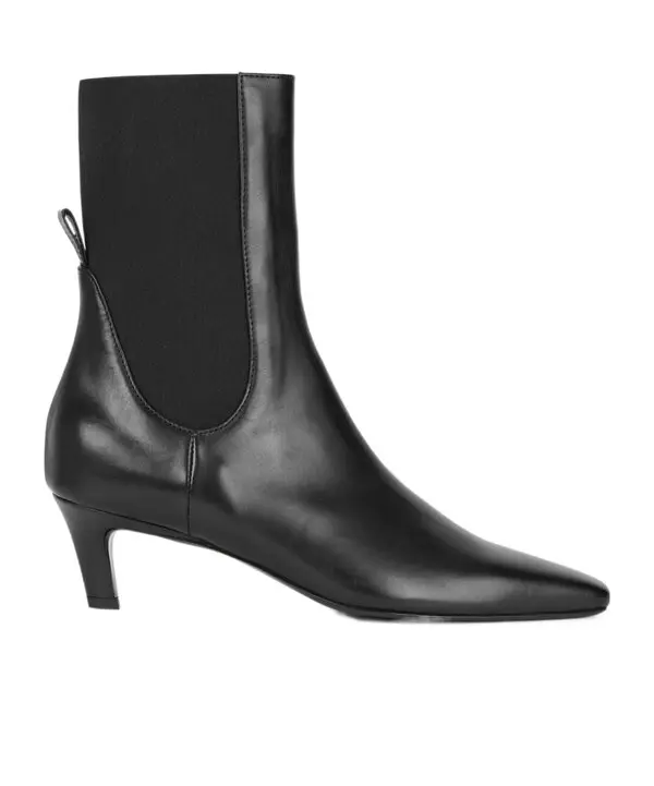 TOTEME Leather Ankle Boots