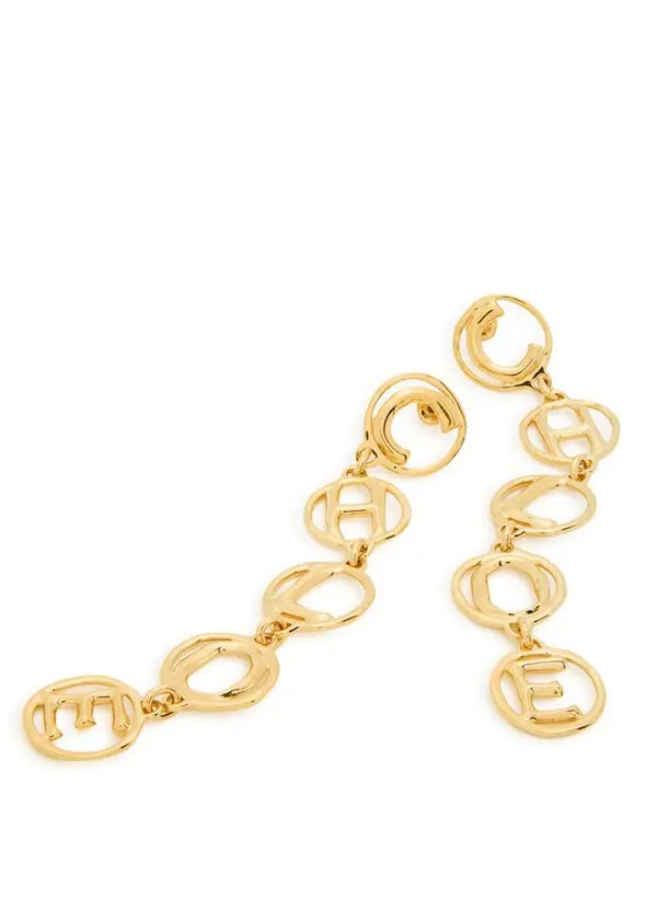 Chloé The Script Drop Earrings