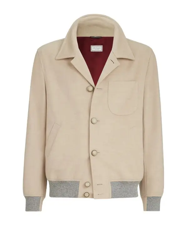 Brunello Cucinelli Lightweight Virgin-wool Cloth Shirt Jacket