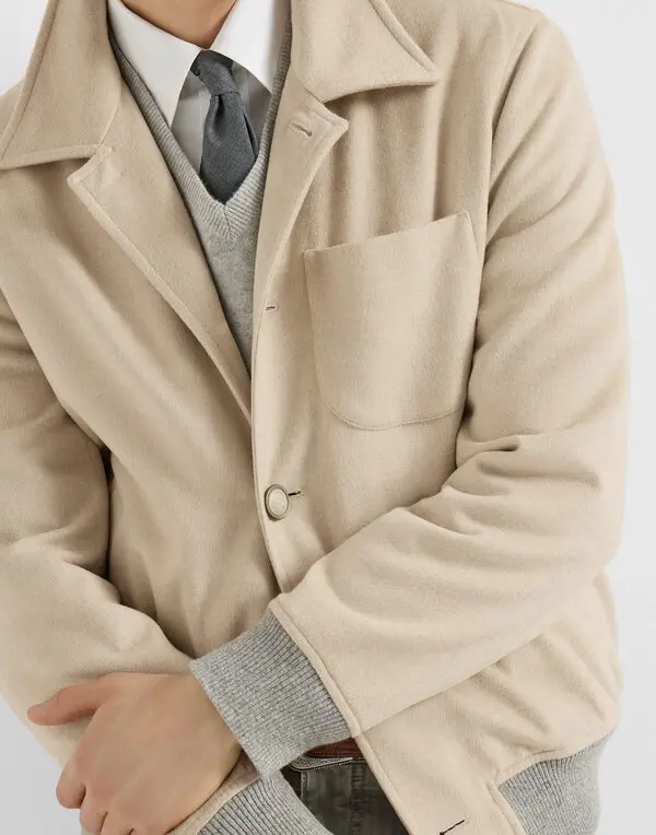 Brunello Cucinelli Lightweight Virgin-wool Cloth Shirt Jacket