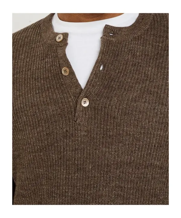 Brunello Cucinelli Ribbed Knit Linen-cotton Blend Knit Sweater