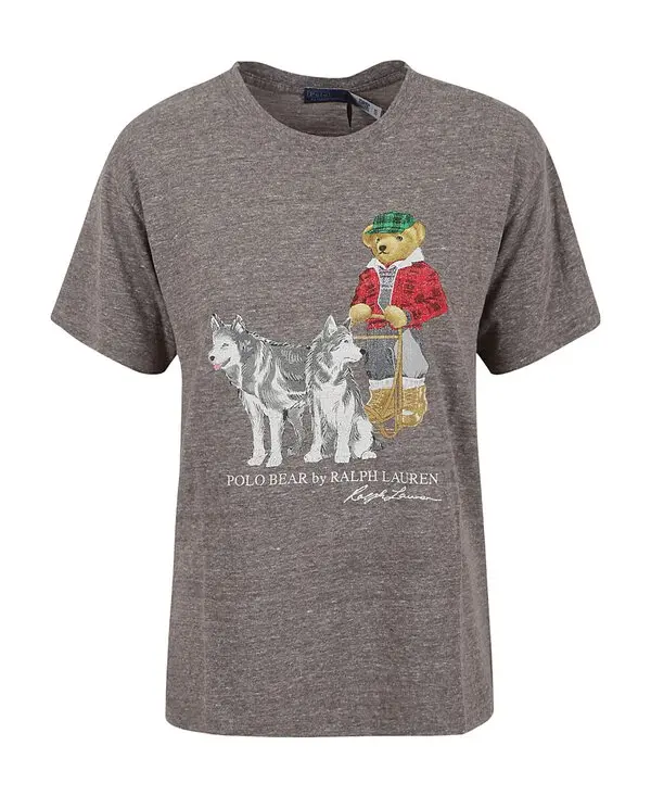 Polo Ralph Lauren Polo Bear-print Mélange T-shirt
