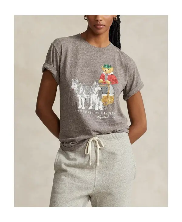 Polo Ralph Lauren Polo Bear-print Mélange T-shirt