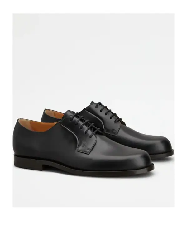 TOD'S Embossed Lace-up Derby Shoes