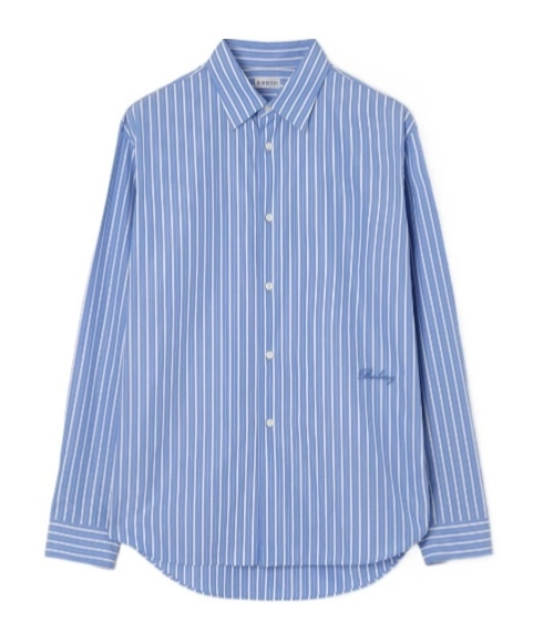 Burberry Relaxed Fit Striped Cotton Shirt
