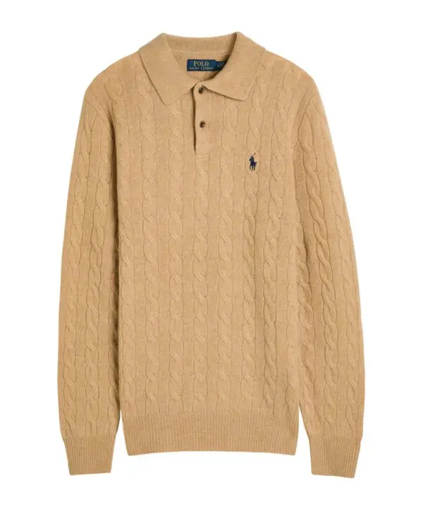 Polo Ralph Lauren Wool And Cashmere Blend Cable Knit Sweater