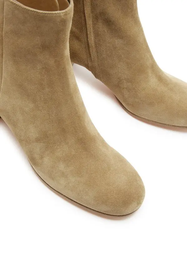 GIANVITO ROSSI Camoscio Stivale 45 Suede Ankle Boots