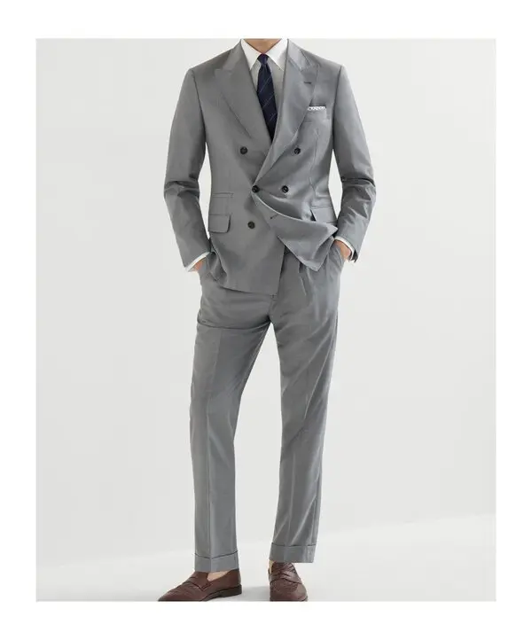 Brunello Cucinelli Virgin-wool And Silk Lightweight Hopsack One-and-a-half Breasted Blazer