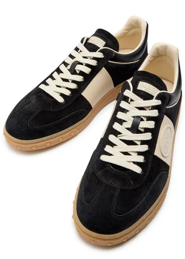 Valentino Garavani Upvillage Panelled Suede Sneakers