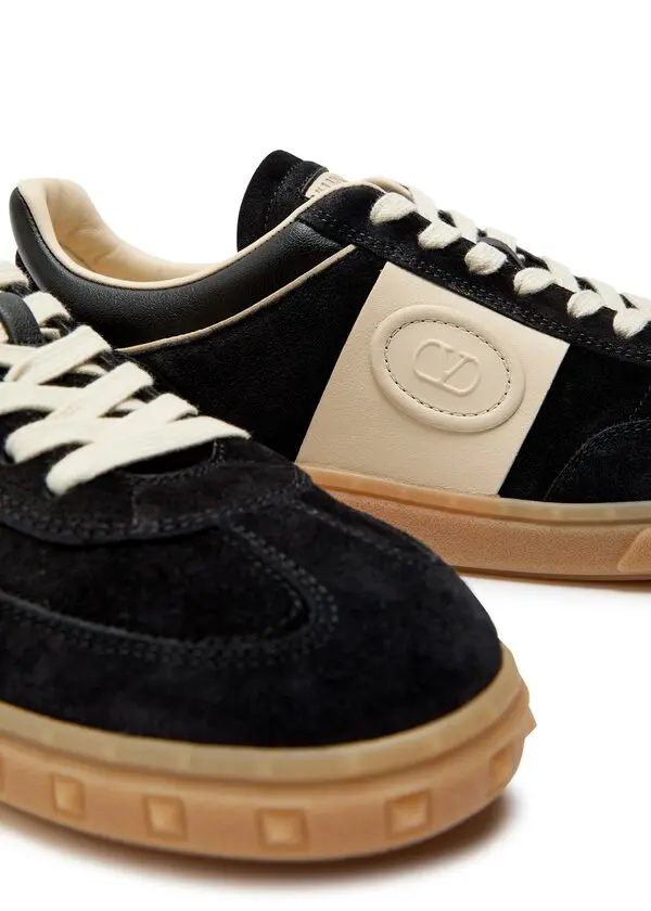 Valentino Garavani Upvillage Panelled Suede Sneakers