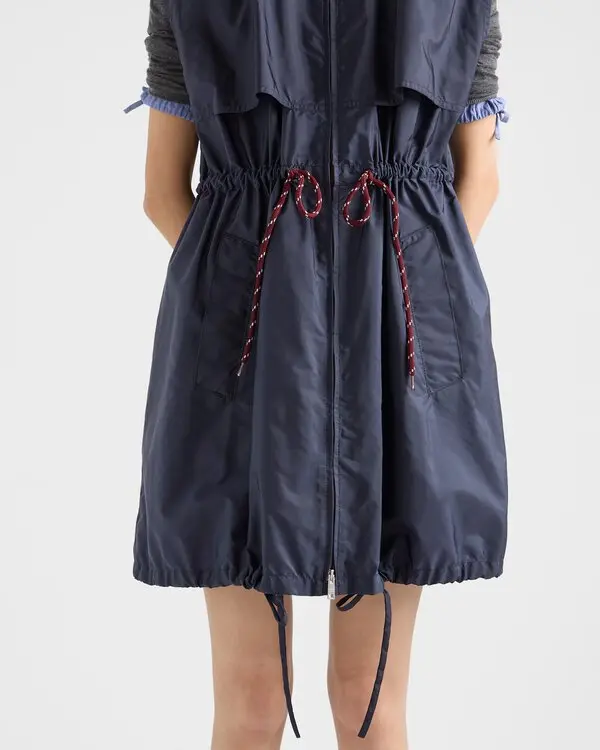 Prada Sleeveless Re-nylon Mini Dress