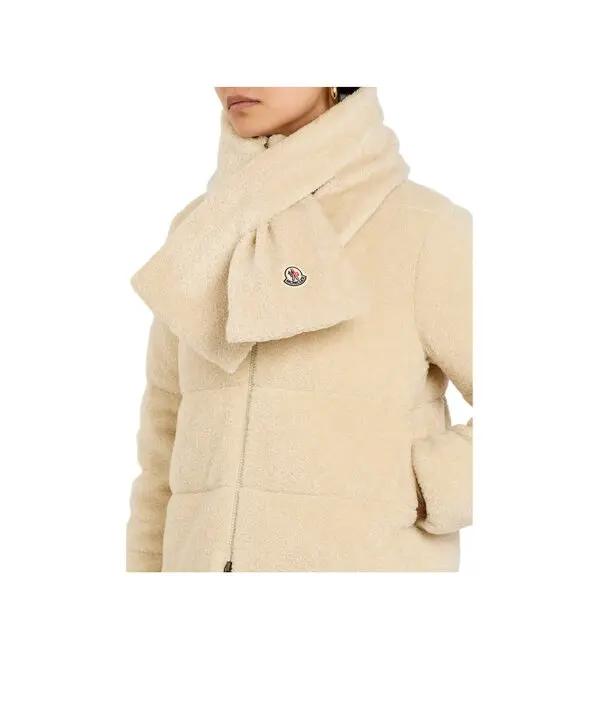 Moncler Quilted Teddy Scarf