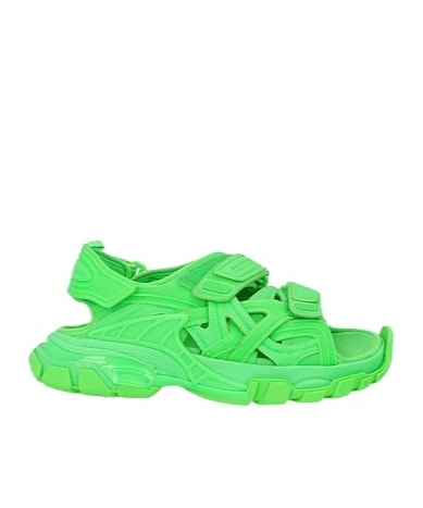 Balenciaga Chunky Platform Sandals With Velcro Fastening