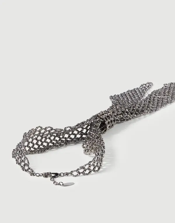 Brunello Cucinelli Sterling Silver Tie