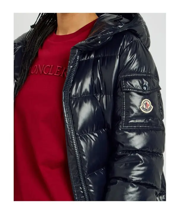 Moncler Logo Quilted Down Jacket