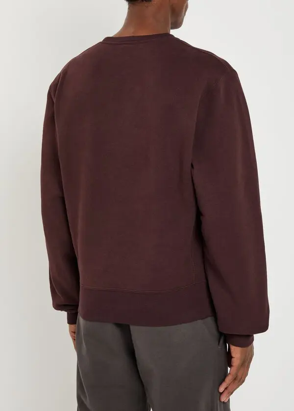 Saint Laurent Logo-embroidered Cotton Sweatshirt