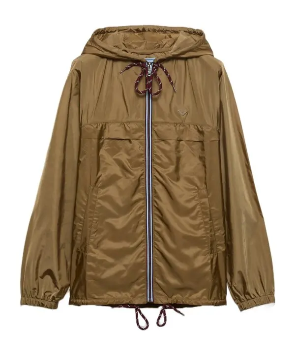 Prada Re-nylon Lightweight Hooded Anorak
