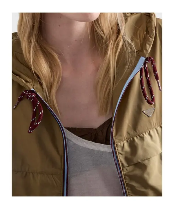 Prada Re-nylon Lightweight Hooded Anorak
