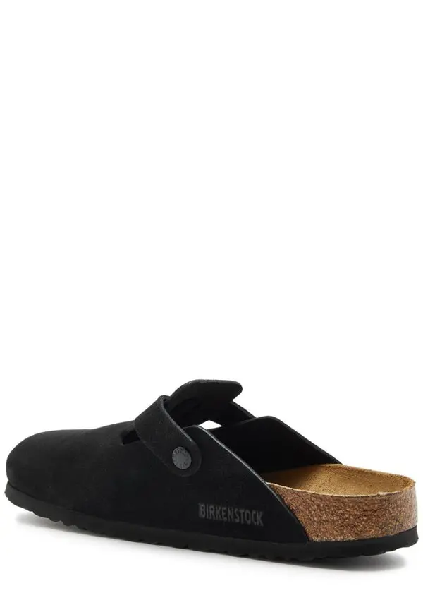 BIRKENSTOCK Boston Suede Clogs