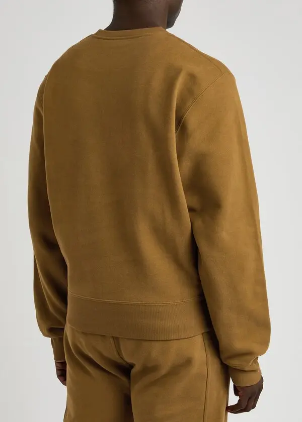 Saint Laurent Logo-embroidered Cotton Sweatshirt