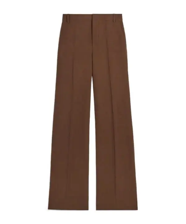 TOD'S Belt Loop Casual Pants - Brown