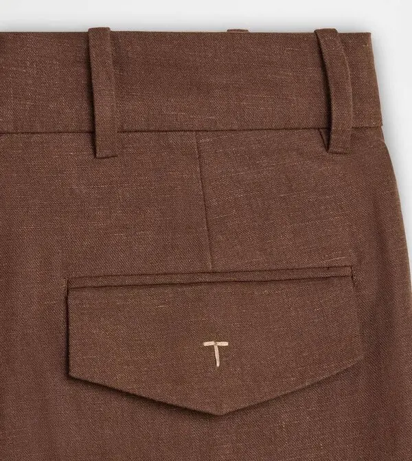 TOD'S Belt Loop Casual Pants