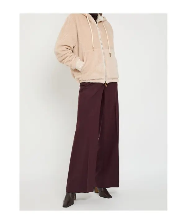 Moncler Reversible Hooded Fleece And Shell Cardigan