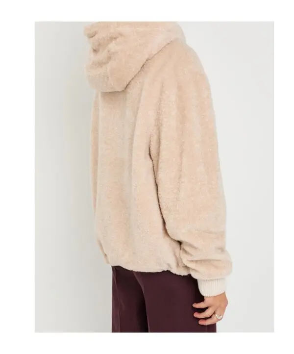 Moncler Reversible Hooded Fleece And Shell Cardigan
