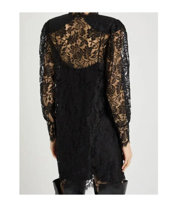 Chloé Floral-lace Mini Dress