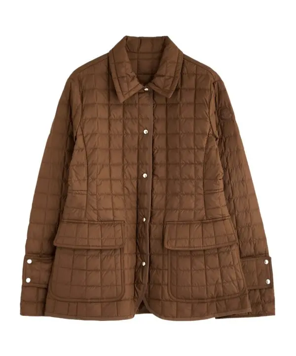 Moncler Epinal Quilted Shell Jacket - Brown