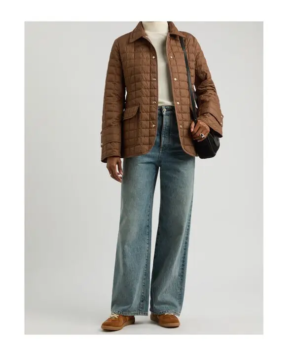 Moncler Epinal Quilted Shell Jacket - Brown