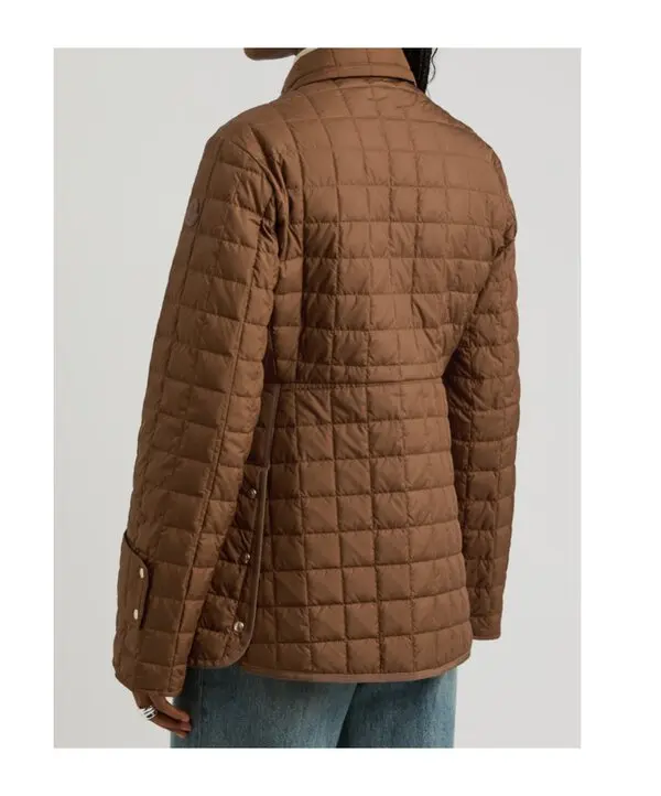 Moncler Epinal Quilted Shell Jacket - Brown