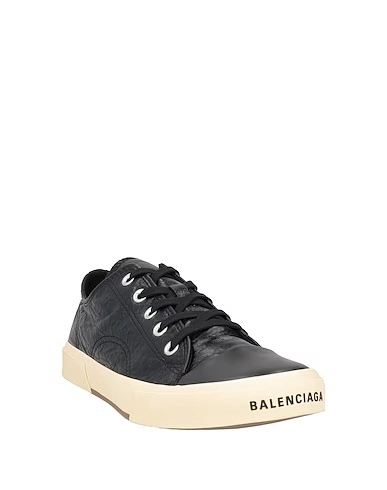 Balenciaga Leather Low-top Sneakers - Black