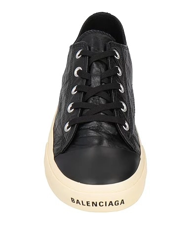Balenciaga Leather Low-top Sneakers - Black