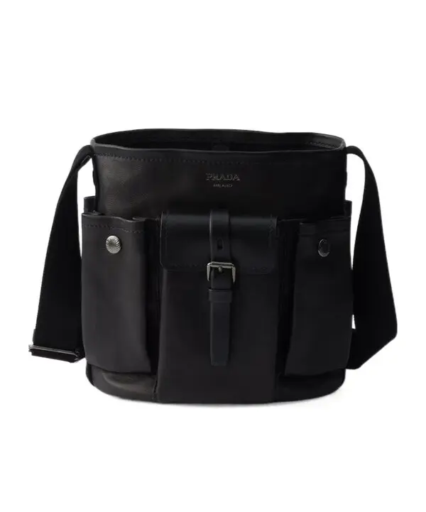 Prada Route Leather Mini-bucket Bag