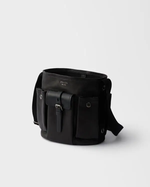 Prada Route Leather Mini-bucket Bag