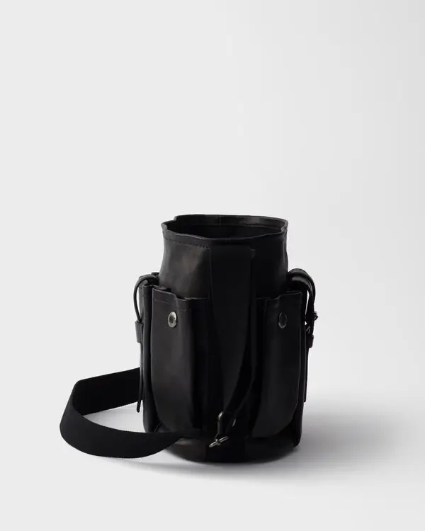 Prada Route Leather Mini-bucket Bag