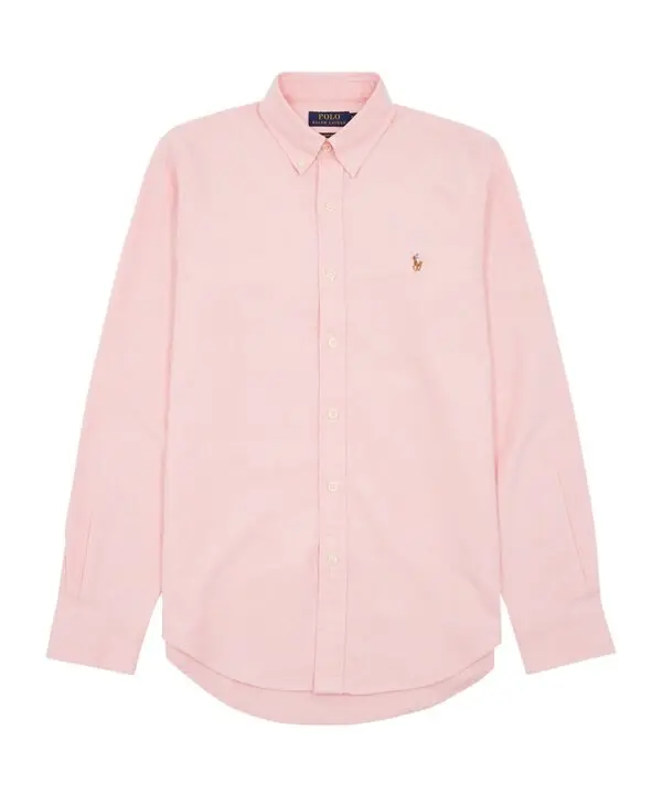 Polo Ralph Lauren Piqué Cotton Oxford Shirt - Nude
