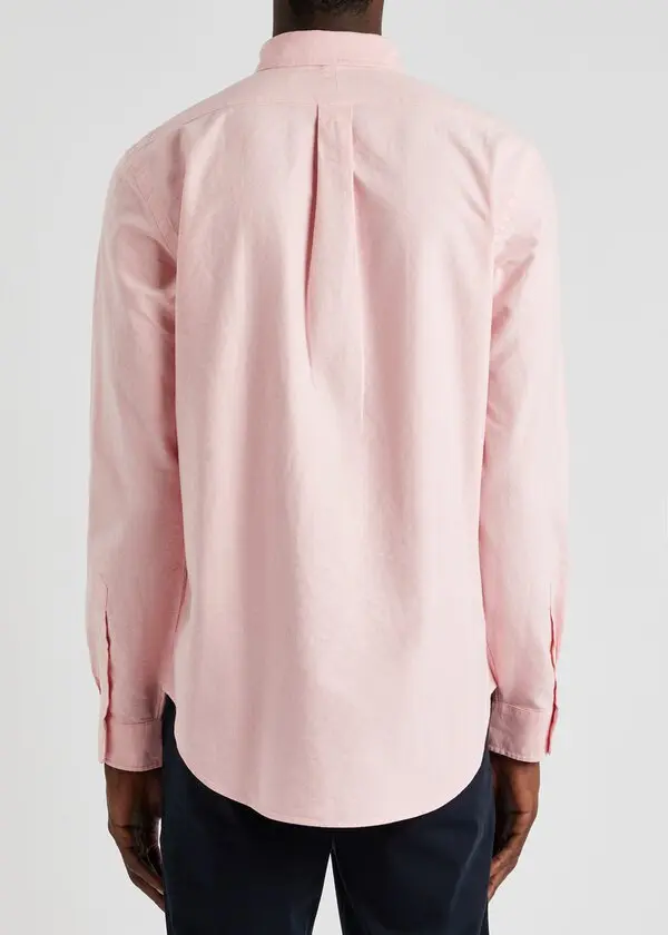 Polo Ralph Lauren Piqué Cotton Oxford Shirt - Nude