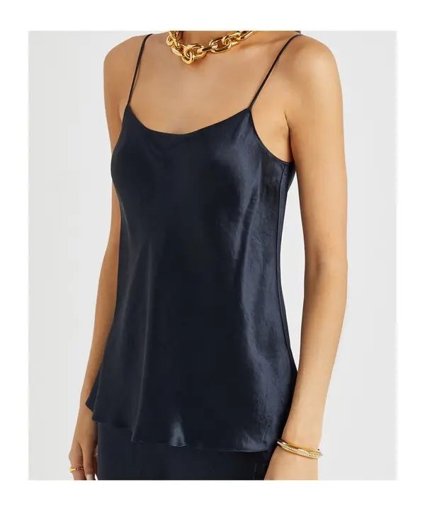 Vince Hammered Satin Top