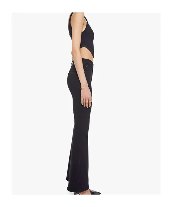 MOTHER Flared Jeans - Deep Black
