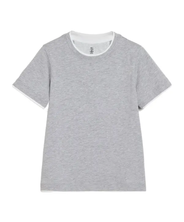 Brunello Cucinelli Crewneck Short-sleeve T-shirt