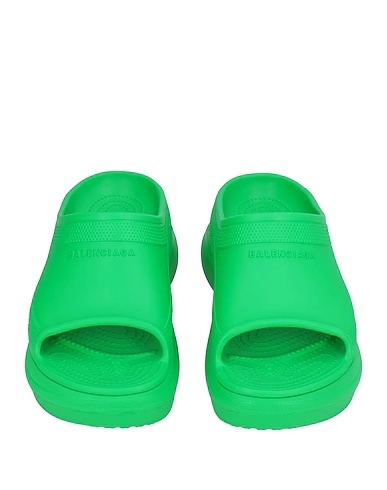 Balenciaga Logo Platform Sandals